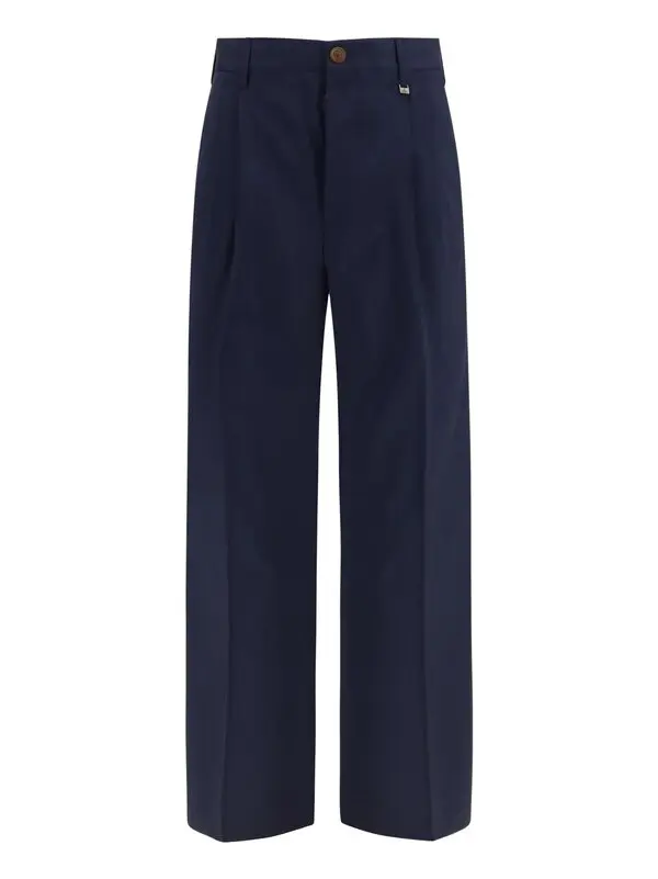 VIVIENNE WESTWOOD Rafael Wide-leg Virgin Wool Pants - Blue
