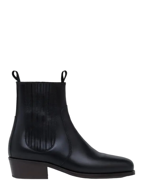 LEMAIRE Chelsea Round Toe Boots - Black