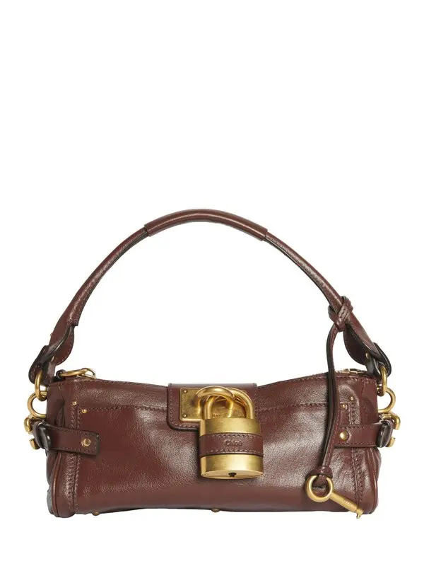 Chloé Small Leather Paddington Top Handle Bag - Brown