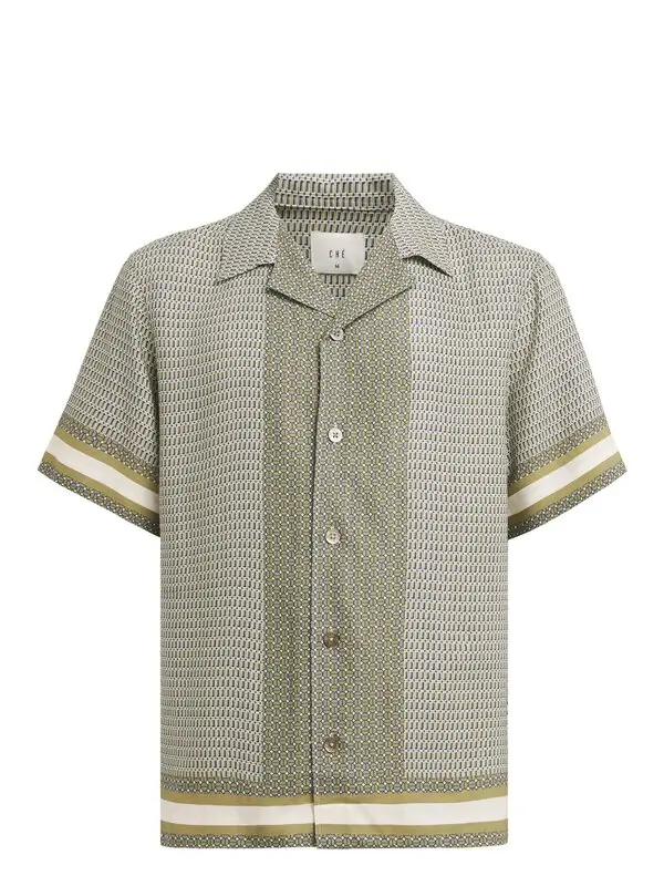 CHE Printed Berkeley Shirt - Green