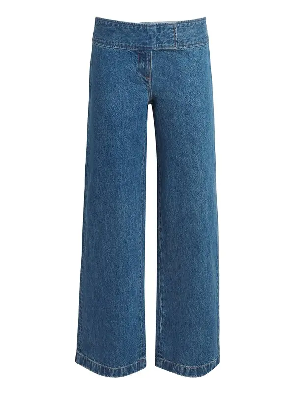 Cult Gaia Yael Wide-leg Jeans - Blue