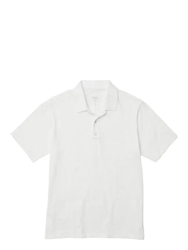 Rag & Bone Short-sleeved Polo Shirt - White