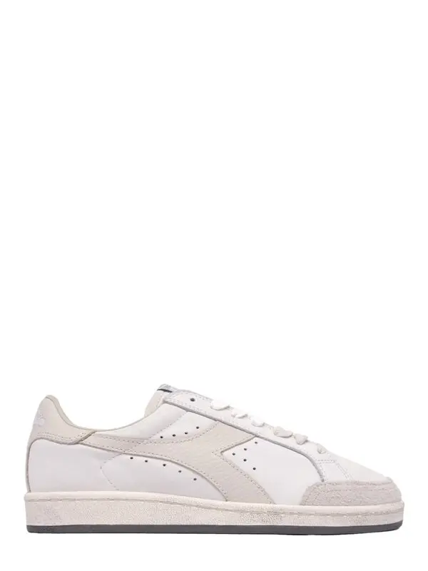 DIADORA Panelled Sneakers With Distressed Finish And Logo Detail - No