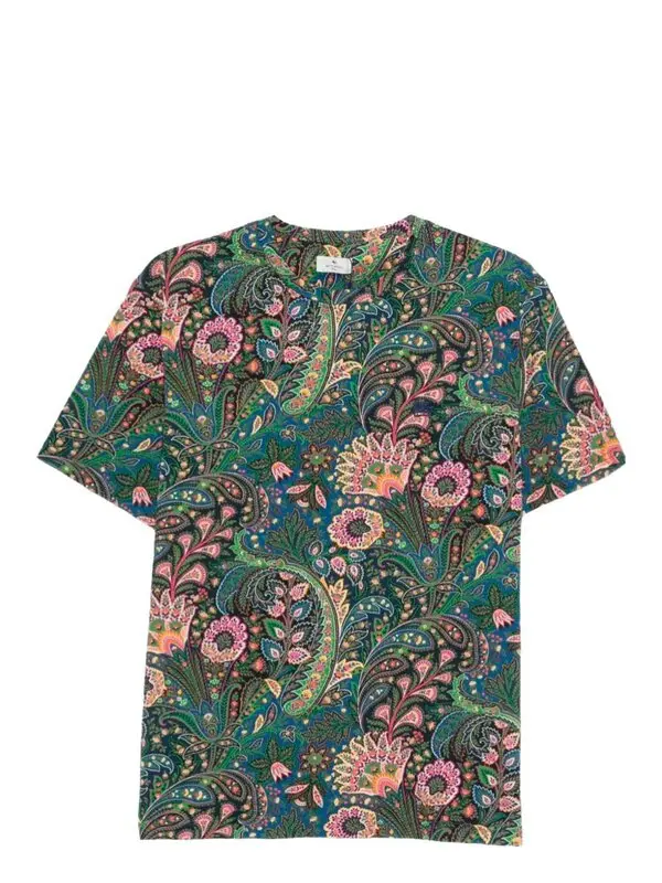 Etro Paisley-pattern T-shirt - Multicolor