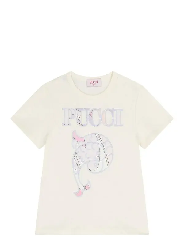 Emilio Pucci Logo T-shirt - White