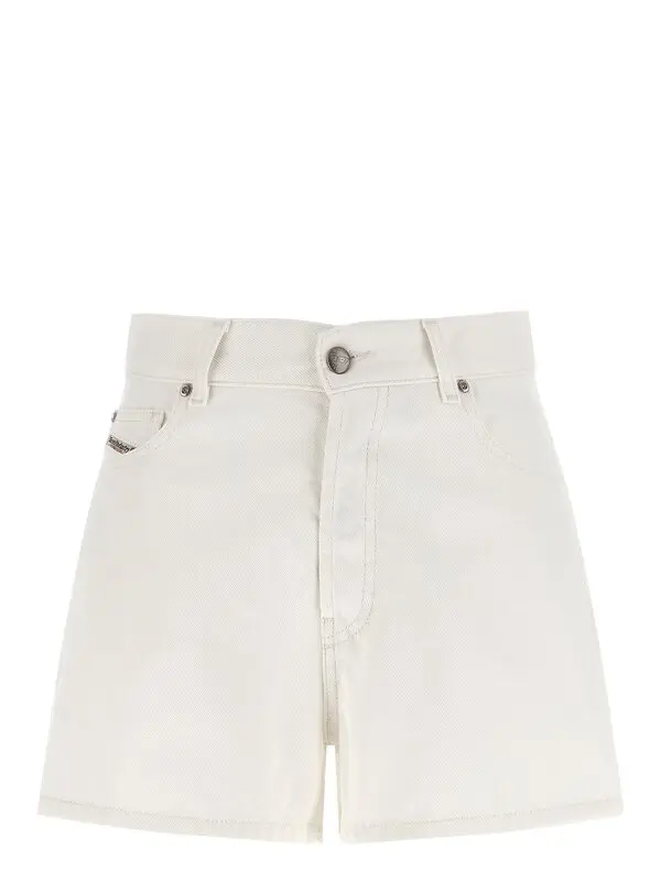DIESEL® De-helios Denim Shorts - White