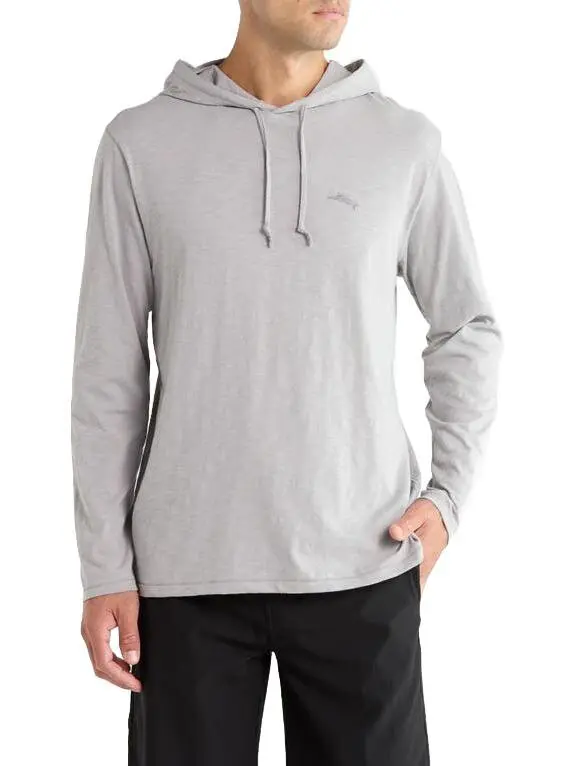 Tommy Bahama Shades Of Paradise Lux Pullover Hoodie - Ultimate Gray