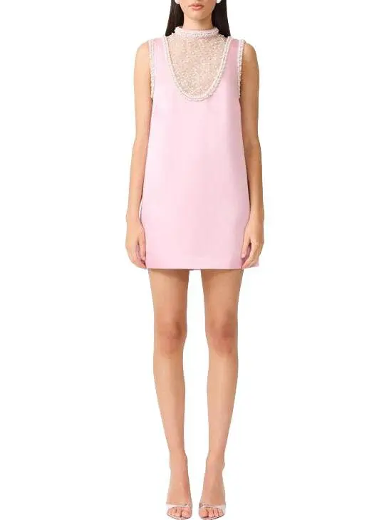 ELLIATT Espera Embellished Shift Dress - Rosepink