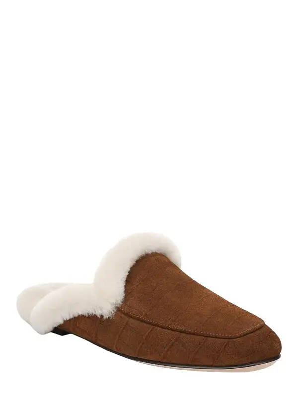 FAVORITE DAUGHTER Yvette Wool Mule - Saddle/cream