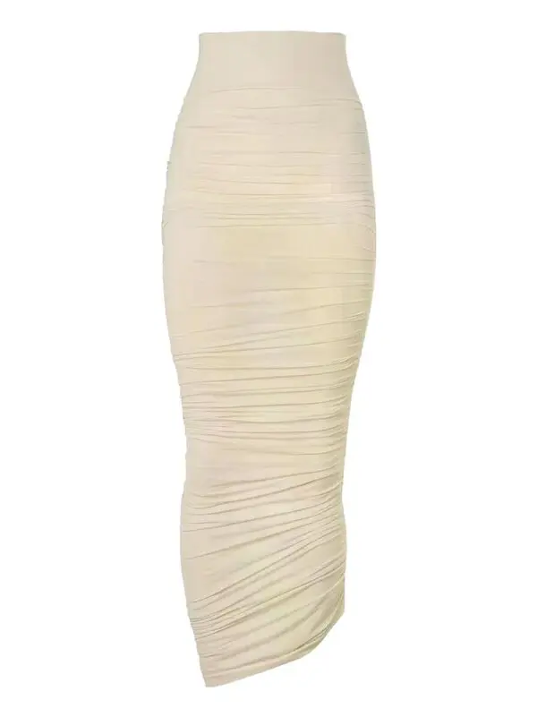 Wolford Draped Asymmetric Skirt - Neutrals