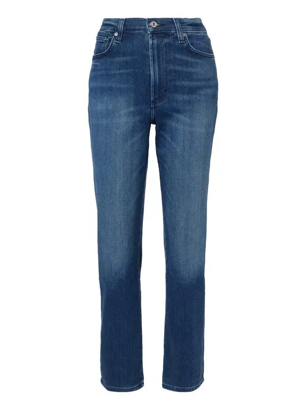 Citizens Of Humanity Caia High-rise Straight Jeans - Blue