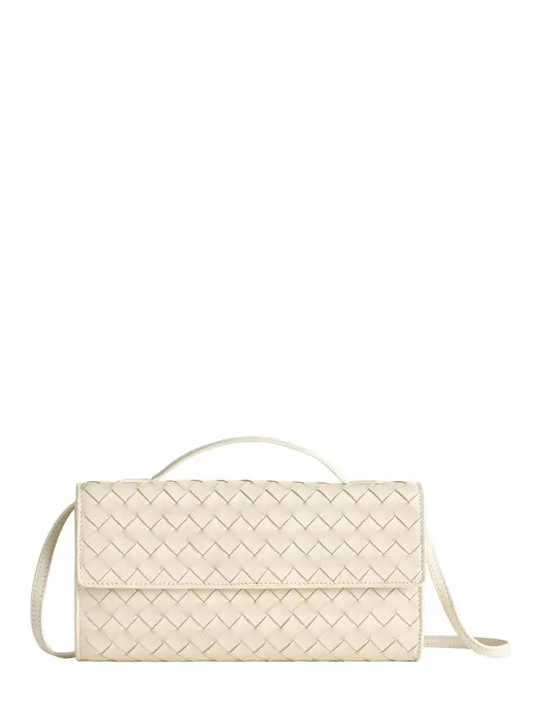 Quince Eloise Handwoven Clutch - Bone