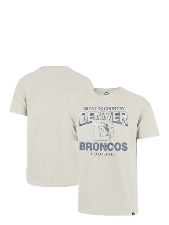 '47 Denver Broncos Head On Scrum Slub T-shirt - Natural