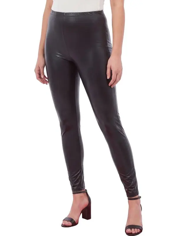 Roaman's Metallic Legging - Black