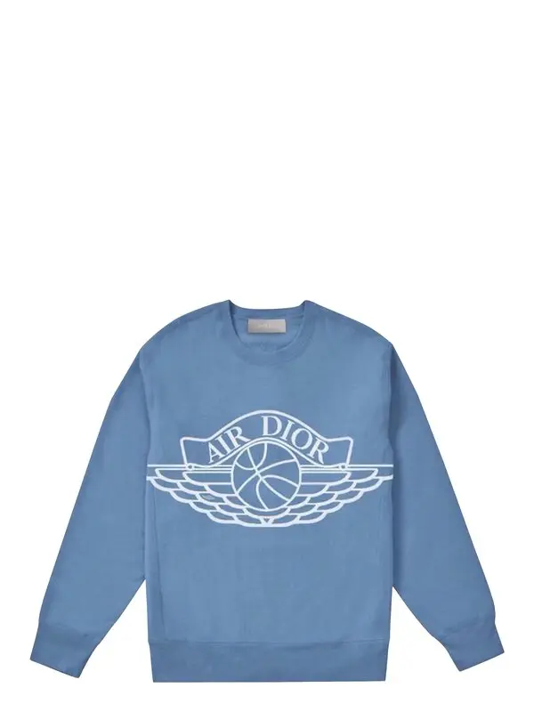 Dior X Air Jordan Wings Pullover - Blue