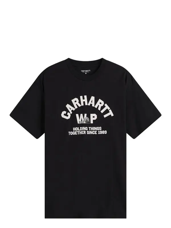 Carhartt Work In Progress Short-sleeve T-shirt With Graphic Print - Black