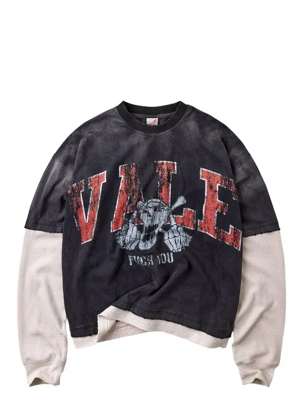 VALE FOREVER Big Brother Long-sleeve T-shirt - Black