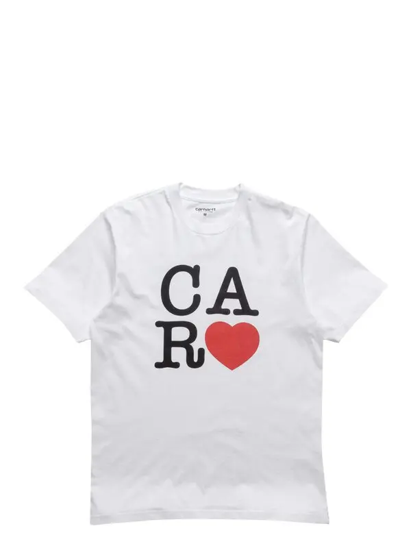 Carhartt Work In Progress Short Sleeve Logo T-shirt - White