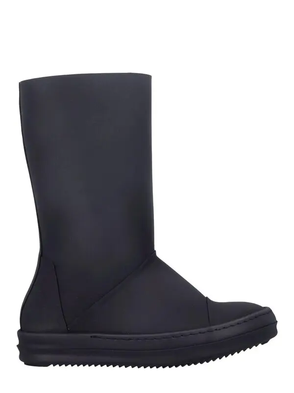 Rick Owens Neoprene Platform Ankle Boots - Nero