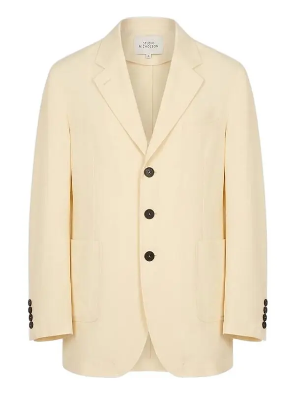 Studio Nicholson Washed Blazer - Alabaster
