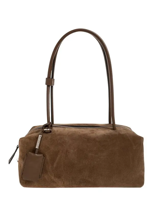 Max Mara Calf Leather Shoulder Sling Handbag - Brown