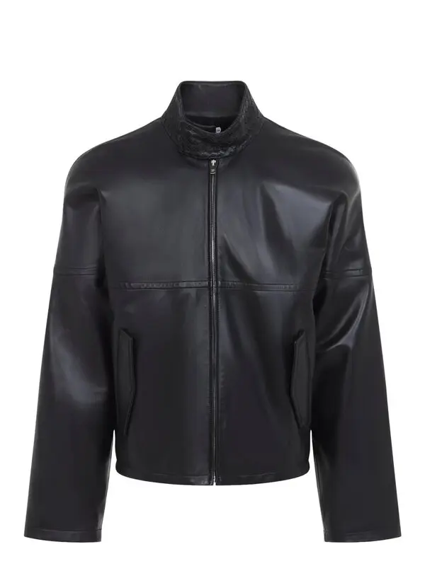 Bottega Veneta Leather Jacket - Black