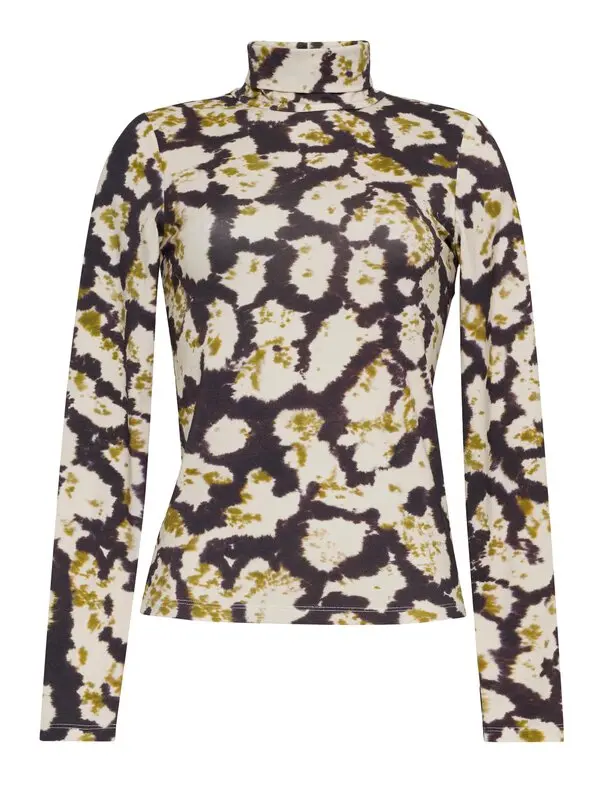 Cara Cara Piper Top - Spotted Black