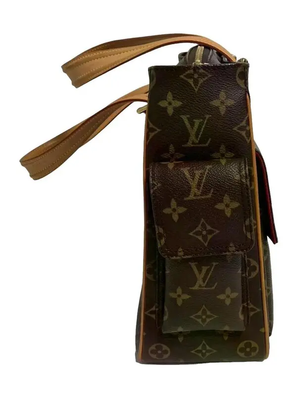LOUIS VUITTON Monogram Cite Handbag - Brown