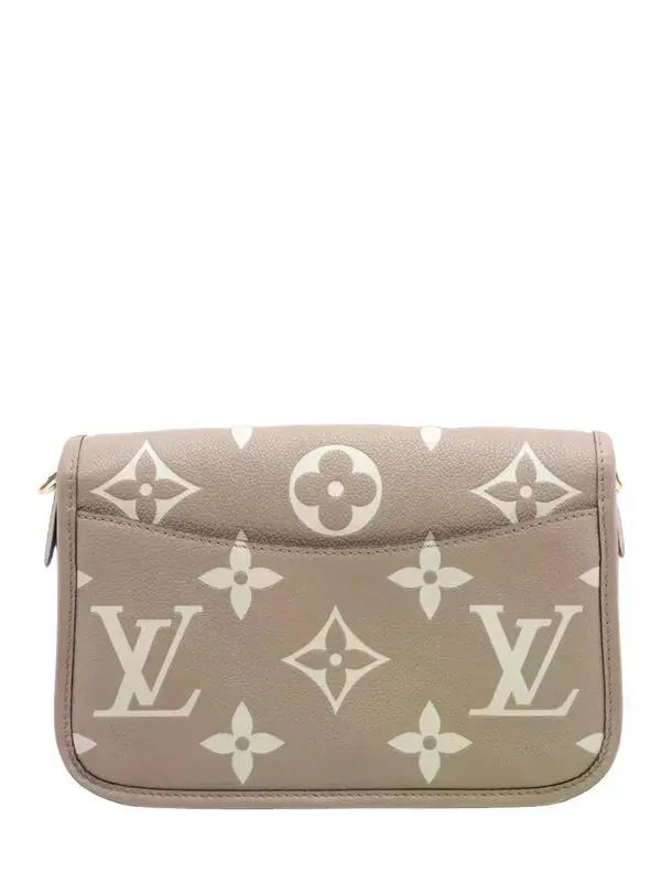 LOUIS VUITTON Bicolor Monogram Empreinte Giant Diane Satchel - Neutrals