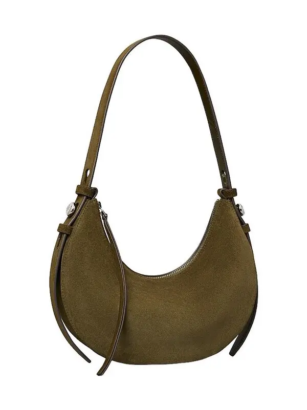 Tory Burch Romy Suede Shoulder Bag - Leccio