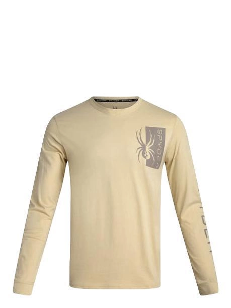 SPYDER Split Logo Long Sleeve - Cloud