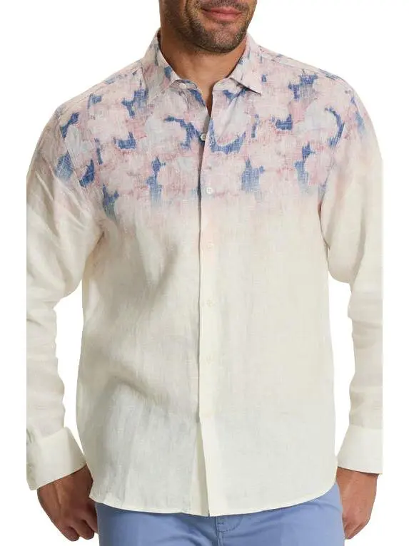 Tommy Bahama Alegra Fade Button-up Shirt - Dew Drop