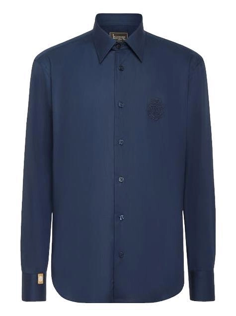 BILLIONAIRE Tencel Shirt Regular Fit - Navy