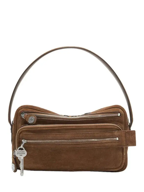 Acne Studios Camero Party Suede Bag - Brown