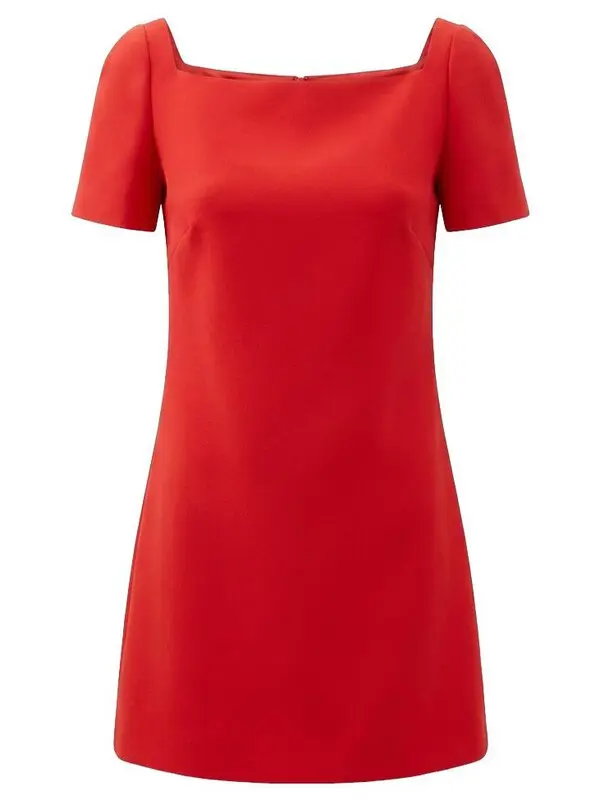 Valentino Garavani Sweetheart-neck Mini Dress - Red