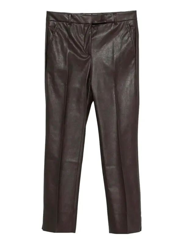 Incotex Textured Trousers - Brown