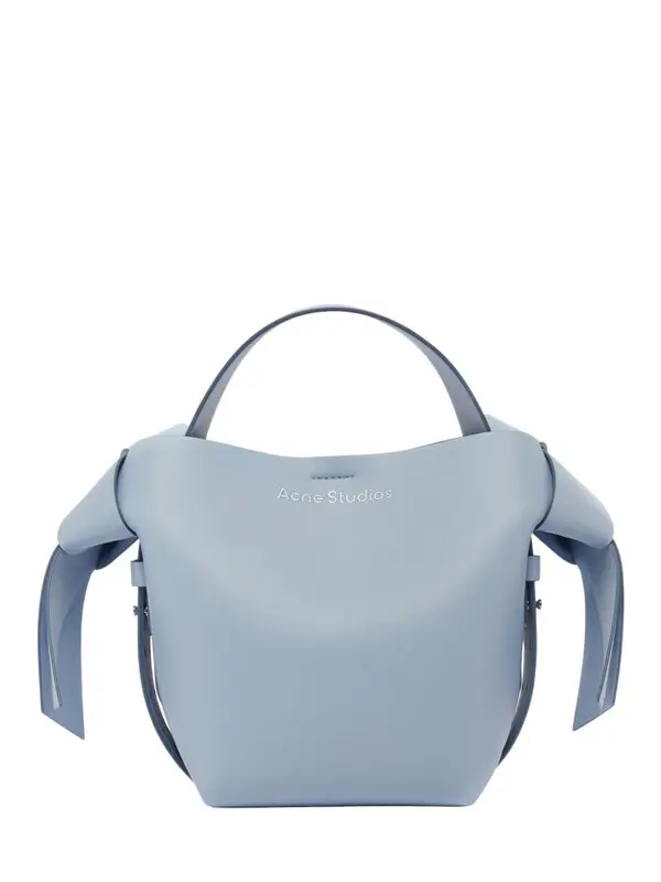 Acne Studios Musubi Shoulder Bag - Light Blue Brown