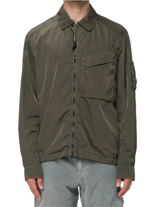 C.P. COMPANY Zip Overshirt - Black