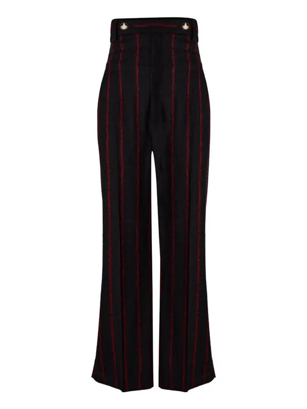 VIVIENNE WESTWOOD High-waisted Wide-leg Trousers - No