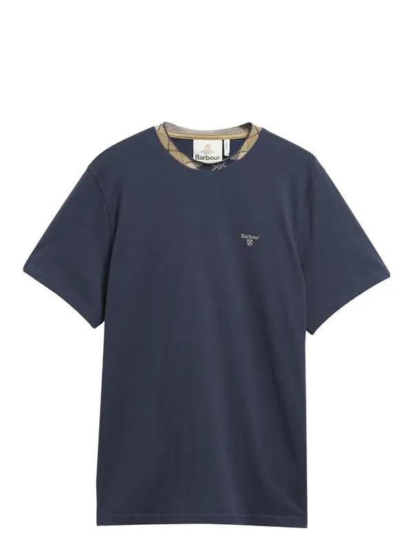 Barbour Logo Short-sleeved T-shirt - Navy