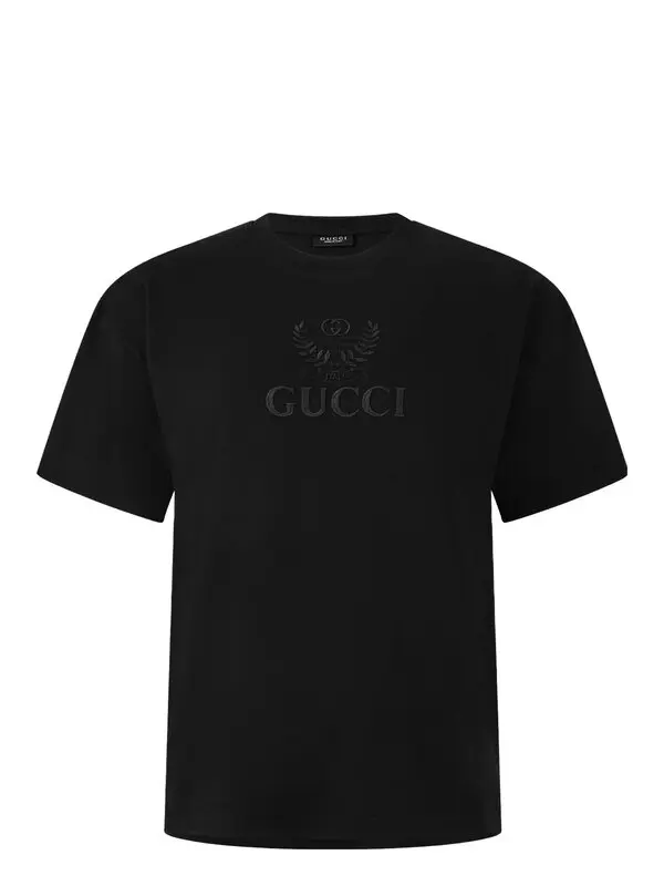 Gucci Crew Neck Short-sleeve Tee - Black