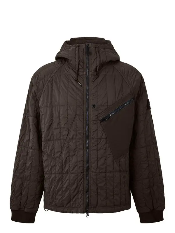 Stone Island Hooded Quilted Jacket - No