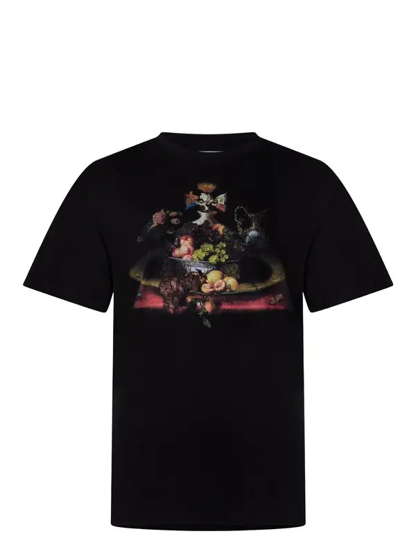 VIVIENNE WESTWOOD Crew Neck Short-sleeve Tee - Black