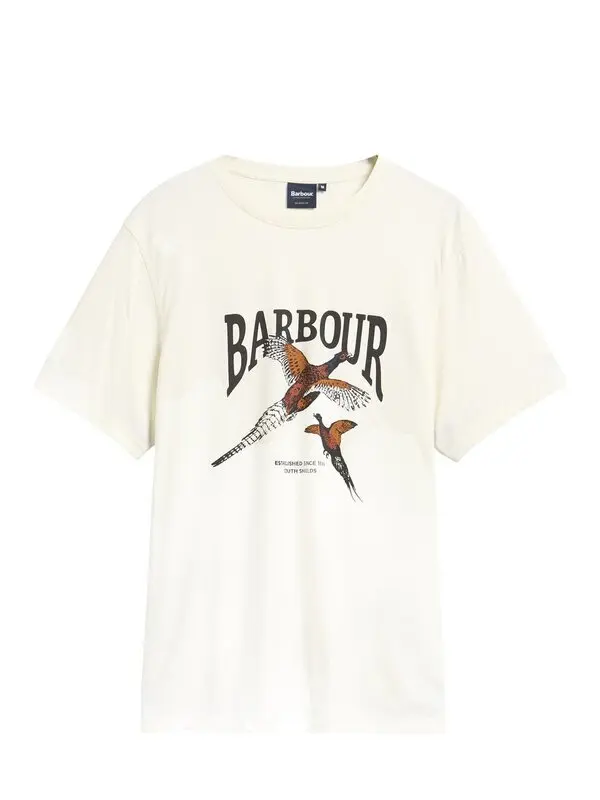 Barbour Script Graphic T-shirt - White