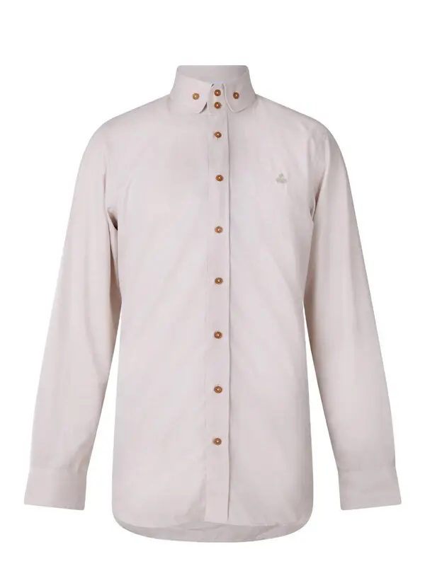 VIVIENNE WESTWOOD Button-down Collar Long-sleeve Shirt - White