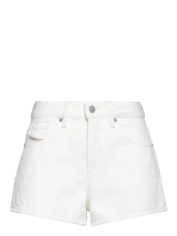 DIESEL® Multicoloured Denim Shorts - White