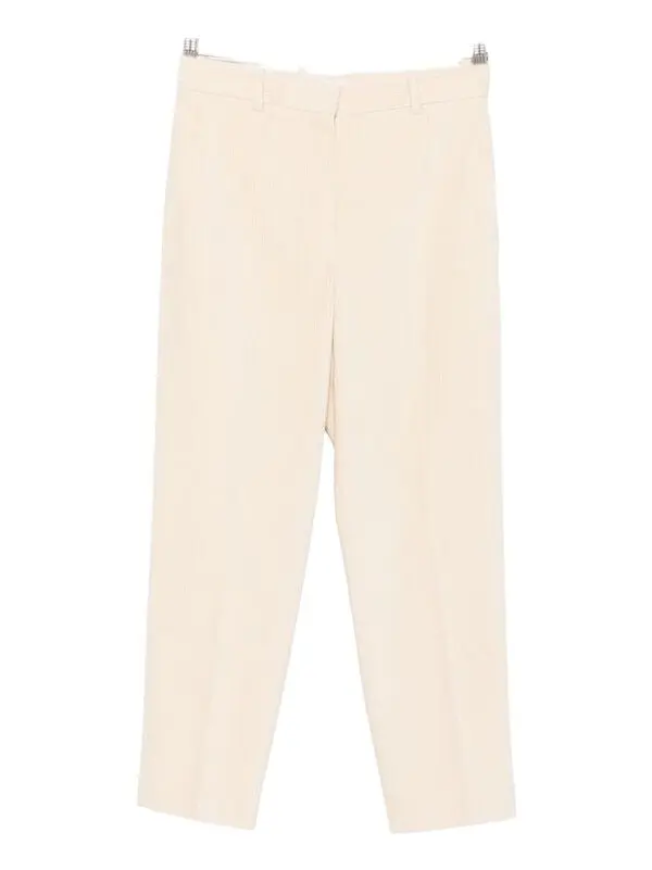CIRCOLO 1901 Corduroy-effect Tailored Trousers - White
