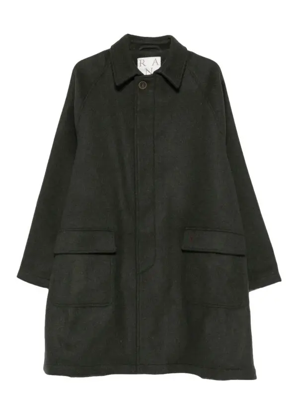 RANRA Long-sleeved Coat - Black