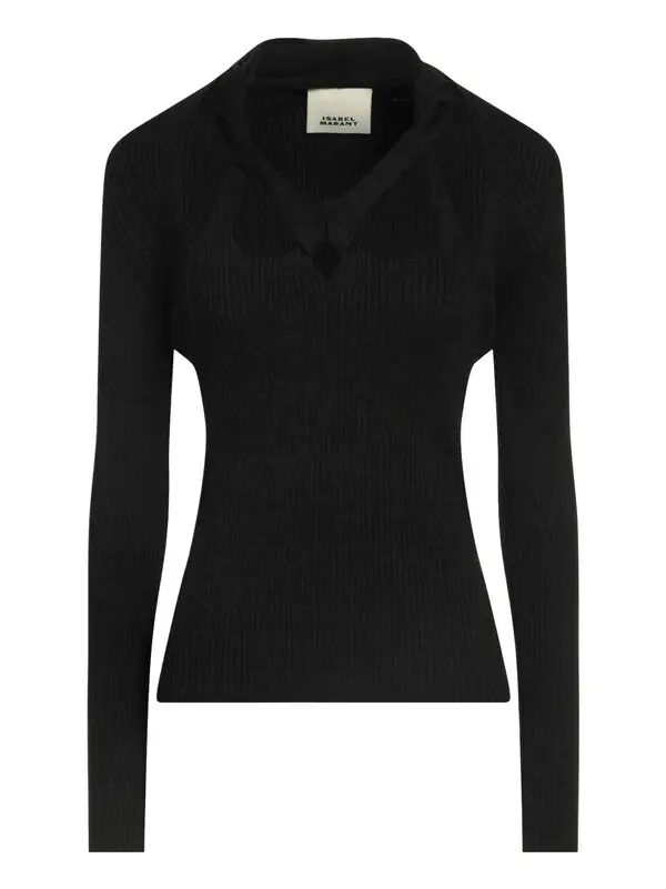 Isabel Marant Étoile Simple Solid-colored Knit Top - Black