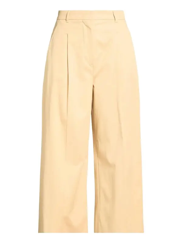 Max Mara Tailored Stretch Twill Pants - Beige